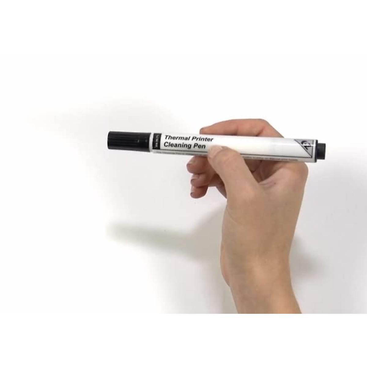 Waffletechnology KICTeam Printhead Cleaning Pen with Chisel Cap for Quickly Removing Contaminants from Thermal Printers Including Label Printer, and Shipping Label Printer (KT-PJC2B12) (12)