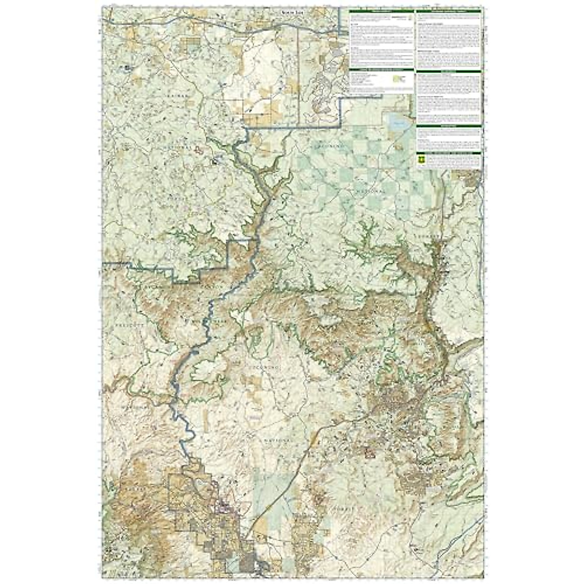 Sycamore Canyon, Verde Valley Map [Coconino, Kaibab, and Prescott National Forests] (National Geographic Trails Illustrated Map, 854)