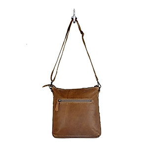 Myra Bag Dynamic Leopard Print female Cowhide Bag Upcycled Cowhide & Leather S-2836