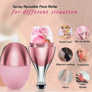 Clearance items for women Ice Roller for Face & eye puffiness relief 2 in 1 (1Pcs,Pink)