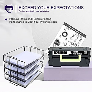 B2865 B281H00 High Yield Toner Cartridge Replacement for Lexmark B2865dw Printer (1 Pack, B281H00 Ink Cartridge)