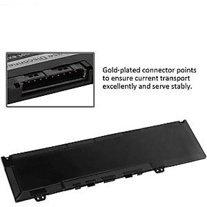 DELL F62G0 Battery replaceable for Dell Inspiron13 5370 7370 7373 7380 Vostro13 5370 Dell 13MF PRO-D5501TS PRO-D5505TS PRO-D5701TS Series Notebook P/N: F62G0 F62GO RPJC3 0RPJC3 39DY5 039DY511.4V 38Wh
