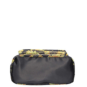 ESVAN Original Print Mesh Backpack Semi-Transparent Sackpack See Through Beach Bag Daypack Multi-Purpose Women Men Unisex (Sunflower)