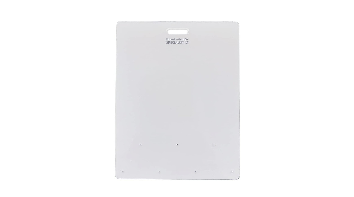 Badge Buddy Pin Holder for Nurses - 7 Pre-Punched Holes