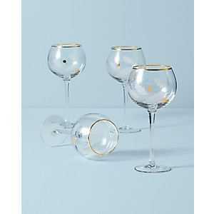 Lenox 886857 Holiday Gold 4-Piece Balloon Glass Set