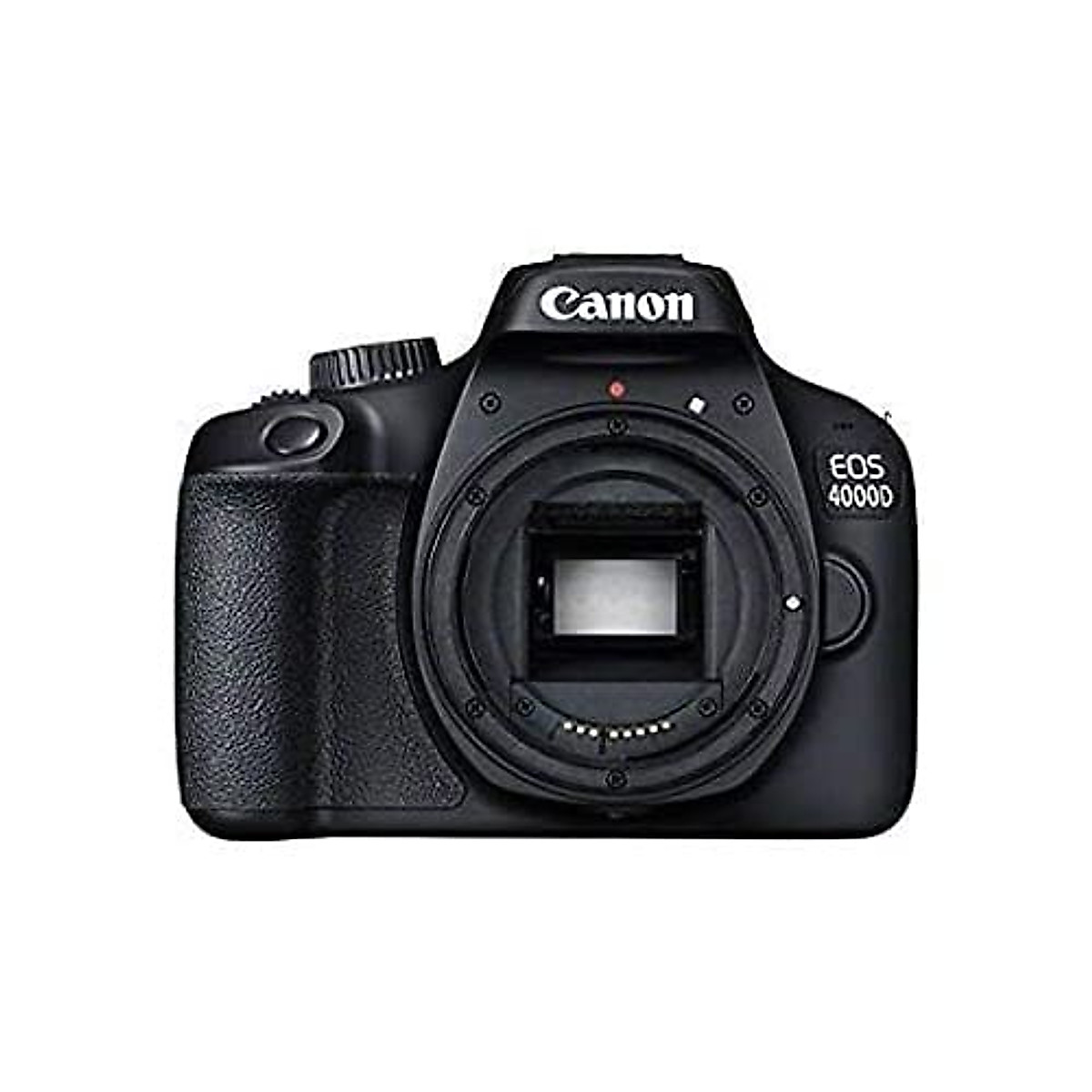 Canon EOS 4000D / Rebel T100 DSLR Camera with 18-55mm Lens, 64GB Memory Card, Case, Photo Software, LPE10 Battery, Flex Tripod, Hand Strap, Memory Wallet, Cleaning Kit (Renewed)