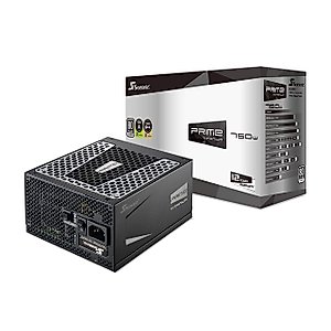 Seasonic PRIME 750 Titanium SSR-750TR 750W 80+ Titanium ATX12V & EPS12V Full Modular 135mm FDB Fan Power On Self Tester 12 Year Warranty Power Supply
