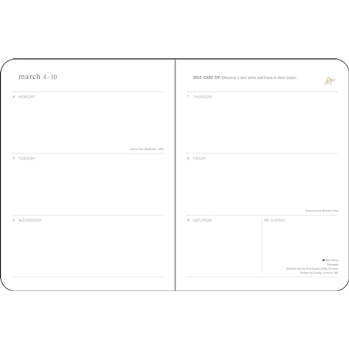 milk and honey 12-Month 2024 Monthly/Weekly Agenda Calendar