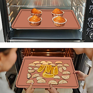 CONEHOY 9 Pcs Silicone Dehydrator Trays Reusable Nonstick Silicone Tray Liner Compatible with Cosori CP267-FD Multi-purpose Silicone Trays for Fruit Vegetables Crackers Meat