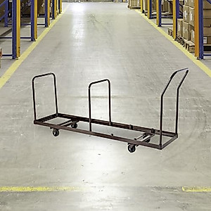 National Public Seating Folding Chair Dolly - Vertical Storage, 35 Capacity
