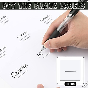 AIEX Coffee Syrup Labels, 84pcs Waterproof White Minimalist Coffee Syrup Labels Stickers for Bottles Coffee Bar Containers Dispenser Organization