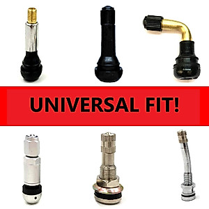 Tactilian American Flag Valve Stem Cap - Black Subdued Aluminum with Rubber Ring Tire Wheel Rim Dust Cover fits Cars, Trucks, Bikes, Motorcycles, Bicycles - (4 Pack) (American Flag)