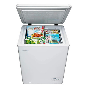 3.8 Cu.Ft. Chest Freezer, 1 Basket, Up Front Temperature Control