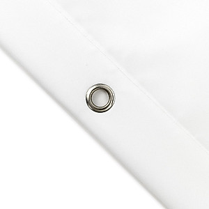 MEUNEAR Christmas Winter Shower Curtain Set Pink Flamingo and Christmas Tree on Snowfield Shower Curtain for Bathroom, Pine Tree Covered with Snow Shower Curtain with Hooks, 72L X 60W inches