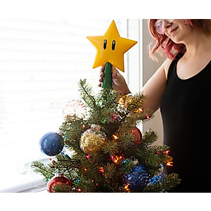 Tree Topper Mario Super Star Gen 2 Plug in Light Up Christmas
