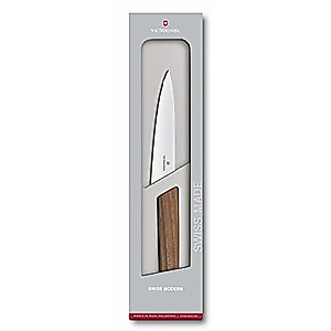 Victorinox Swiss Modern Wood Chef's Knife - Elegant, Timeless Chef's Knife with Wooden Handle - 6"