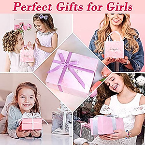 DIY Bracelet Making Kit for Girls, Thrilez 97Pcs Charm Bracelets Kit with Beads, Pendant Charms, Bracelets and Necklace String for Bracelets Craft & Necklace Making, Gift Idea for Teen Girls