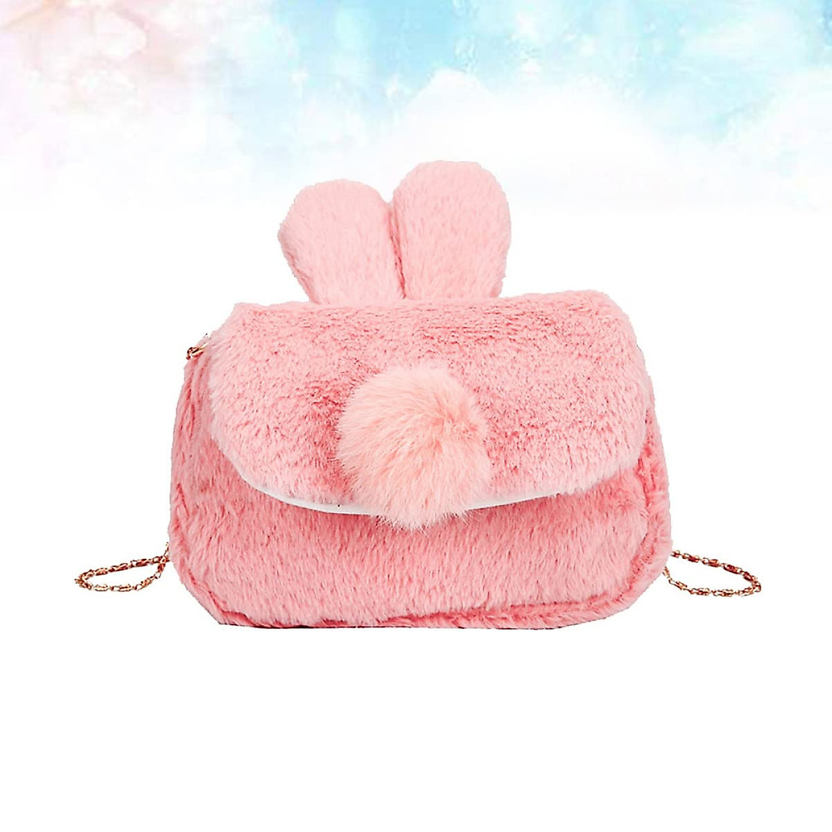 VALICLUD 2pcs Body Cross Bag for Women Womens Sling Bags Crossbody Womens Cross Body Purses Crossbody Bag for Women Womens Crossbody Plush Crossbody Bag Shoulder Bag Women's Fur Bag Rabbit