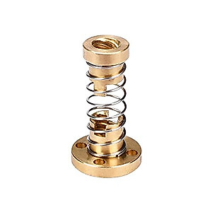 T8 Anti Backlash Spring Loaded Nut Elimination Gap Nut for 8mm Threaded Rod Lead Screws DIY CNC 3D Printer Parts liuqiangmeiguo (Size : Lead 4mm)