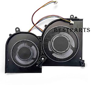 BestParts New CPU+GPU Cooling Fan Replacement for MSI GS65 Stealth Thin, MS-16Q2 P/N: 16Q2-CPU-CW, 16Q2-GPU-CW (Does not fit MS-16Q4 MS-16Q5) Pair Fans