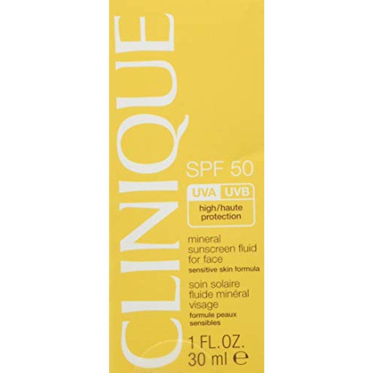 Clinique Spf 50 Mineral Sunscreen Fluid for Face, 1 Ounce