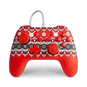 PowerA Wired Controller for Nintendo Switch - Pokémon Holiday Sweater