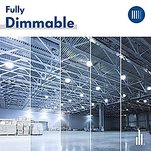 Hyperikon UFO LED High Bay Light 150W (600 Watt Replacement), Shop and Warehouse Area Lighting, DLC, 2 Pack