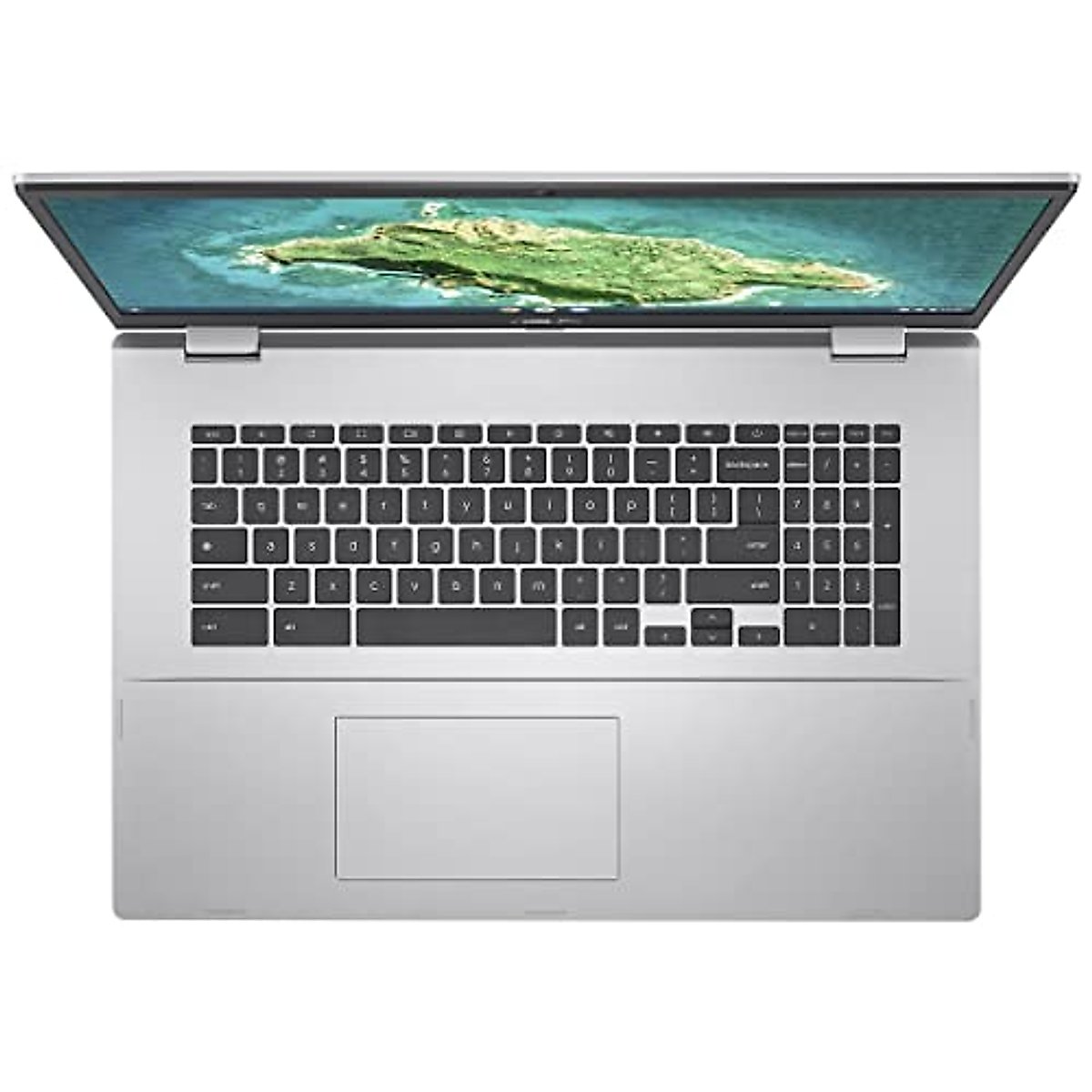ASUS Chromebook 17.3" FHD Laptop Computer, Intel Celeron N4500 Processor up to 2.8GHz, 4GB LPDDR4 RAM, 32GB eMMC, WiFi 6, Bluetooth 5.2, Webcam, Transparent Silver, Chrome OS, ipuzzle Type-C HUB