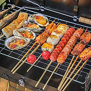 GEEKLLS Charcoal grills BBQ Grill Portable Foldable Box Type Charcoal Barbeque Grills Household Garden Patio Outdoor Camping Heating Stove Picnic Tools