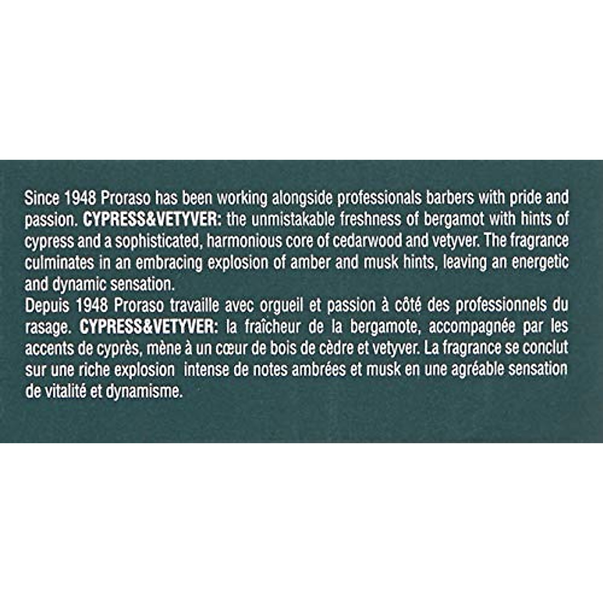 Proraso Refreshing Cologne 6 Piece Tissue Set, Cypress/Vetyver