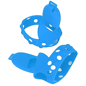 VR Controller Handle , VR Joystick Silicone Washable Sweatproof for Quest 2(blue)