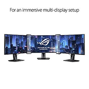 ASUS ROG Bezel-Free Kit ABF01 Universal Multi-Monitor Setup with Optical Micro-structures Easy Assembly (Set of 2)