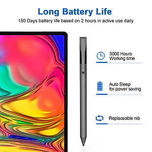 USI Stylus Pen 4096 Levels Pressure for Lenovo chromebook Duet, ASUS chromebook C436, HP chromebook X360 12b, HP chromebook X360 14b Google Pixel