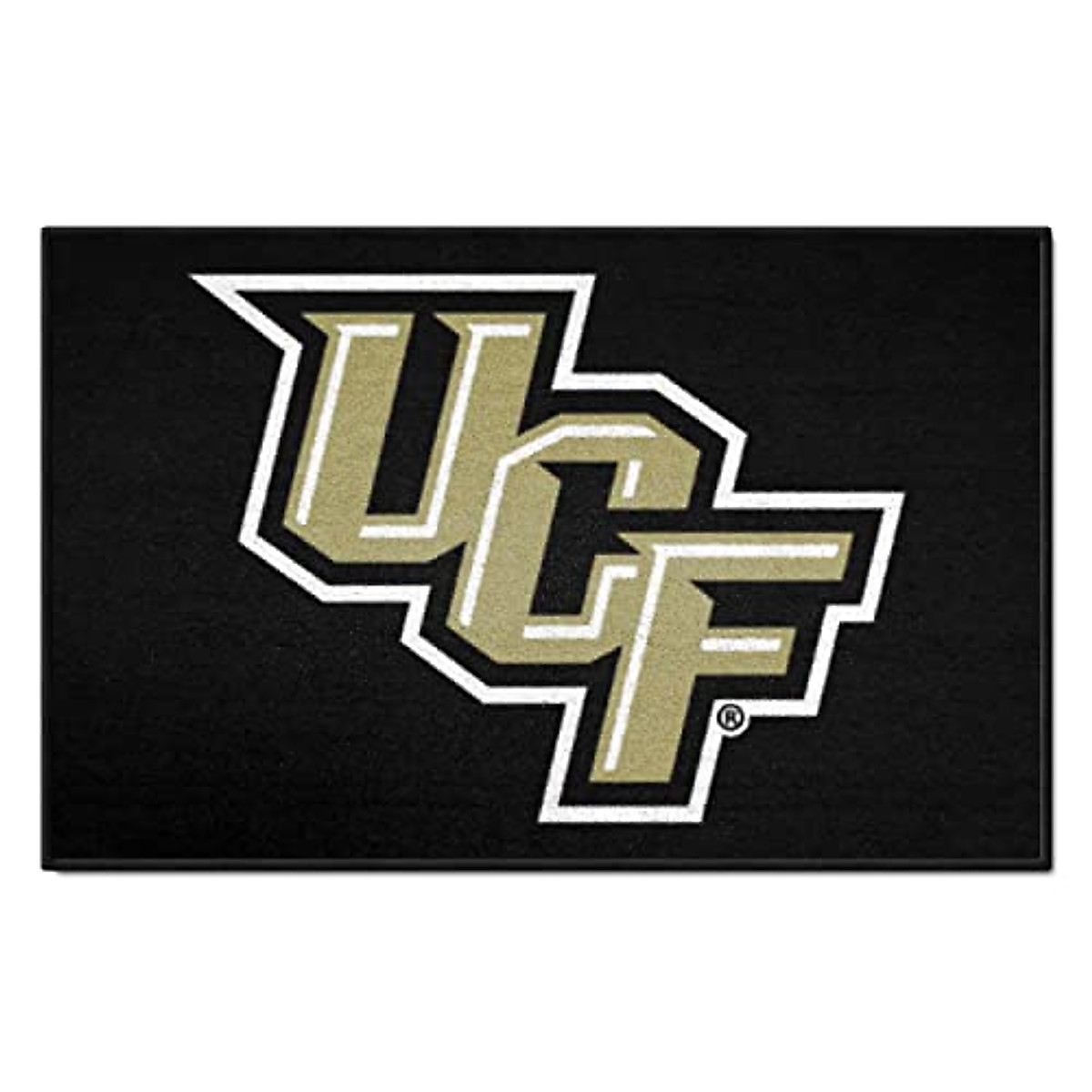 FANMATS NCAA University of Central Florida Knights Nylon Face Starter Rug , 19"x30"