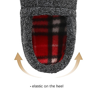 Tuboom Boys Slippers Kids House Shoes with Cozy Memory Indoor Outdoor (Toddler/Little Kid/Big Kid) color grey size 11-12