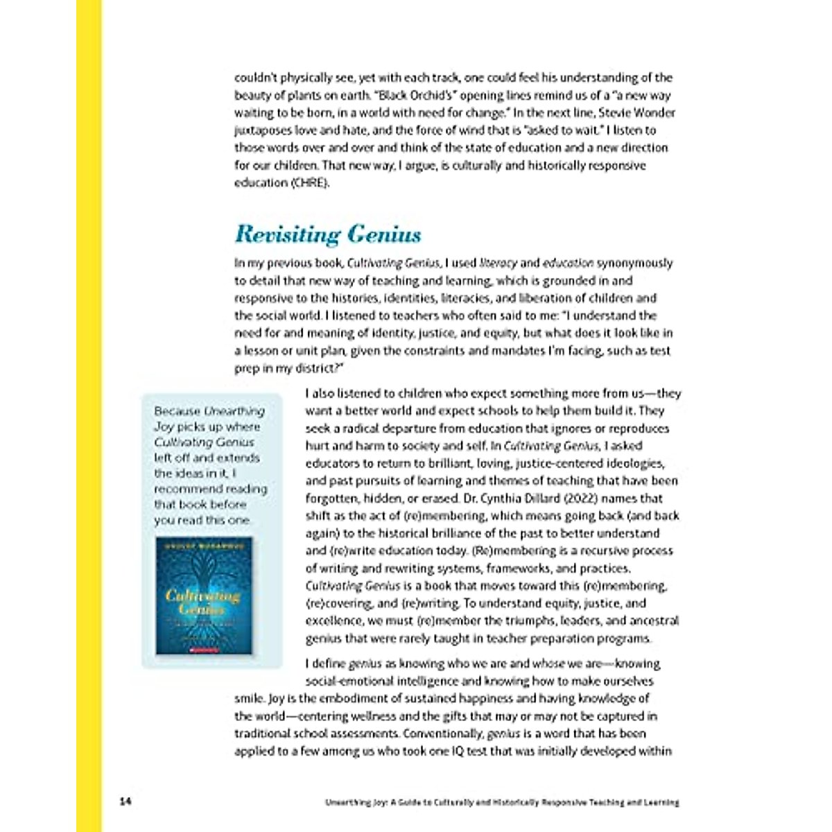 Unearthing Joy: A Guide to Culturally and Historically Responsive Curriculum and Instruction