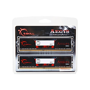 G.SKILL AEGIS Series DDR4 RAM 32GB (2x16GB) 2666MT/s CL19-19-19-43 1.20V Desktop Computer Memory UDIMM (F4-2666C19D-32GIS)
