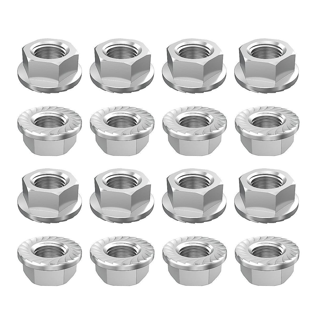 Alpha Rider M10x1.25 Locking Lug Nuts for Yamaha Blaster Banshee Raptor Warrior YFZ450 YFZ660 Kawasaki 400 Suzuki 400 Honda TRX (16 PCS)