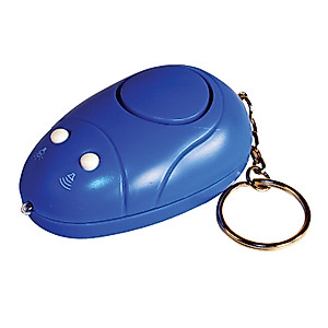 College Safety Bundle: Wildfire 18% Hard Case 1/2 Oz Pepper Spray and Keychain Alarm with Light - Lot of 2 Pieces (Blue Wildfire)