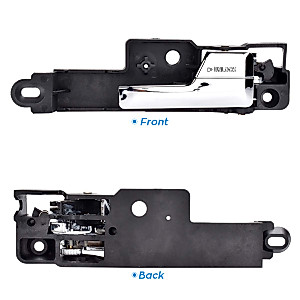 FAERSI Inside Interior Door Handle Front Driver & Passenger Side Replacement for 2006 2007 2008 2009 2010 2011 2012 Fusion, 07-11 Lincoln MKZ & Mercury Milan 06 Zephyr 6E5Z5422601A, 6E5Z5422600AA