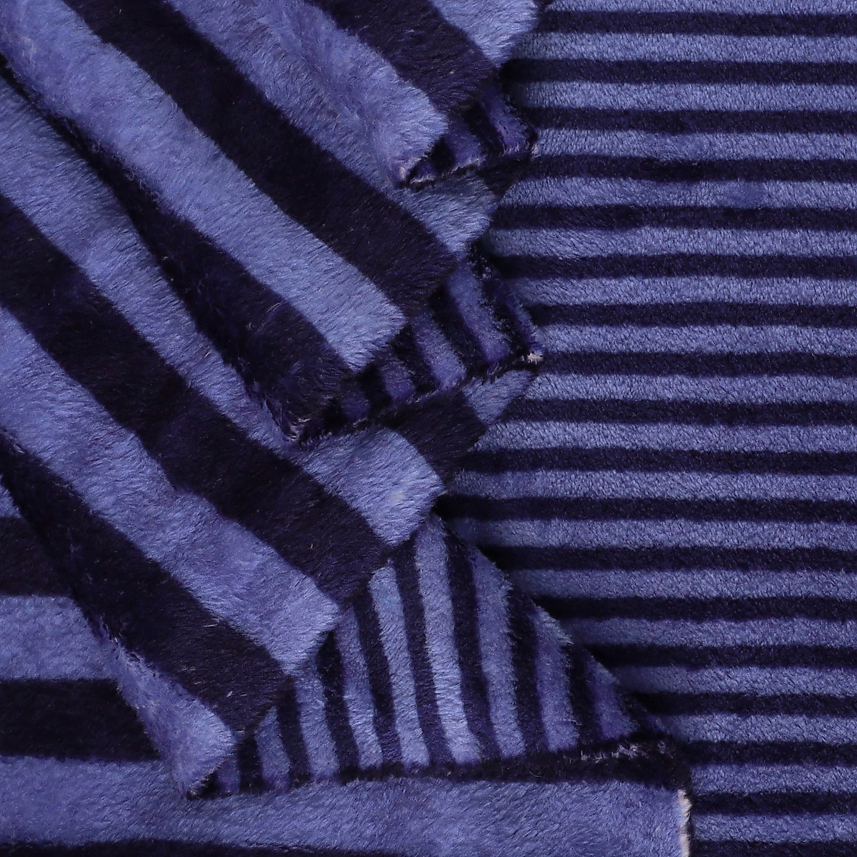 Mook Fabrics Fleece Flannel 2 Sided FP-NS308 Stripes, Pink Cut by The Yard