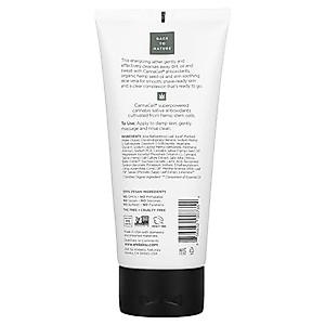 Andalou Naturals Men Refreshing Face Wash with CannaCell, 6 Ounces