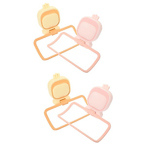 Cabilock 4 Pcs Towel Rack Bath Hand Towel Ring Blanket Ladder Single Towel Bar Towel Storage Wall Towel Bar Kitchen Hand Towel Holder Bathroom Towel Ring No Trace Pp Hanger Individual