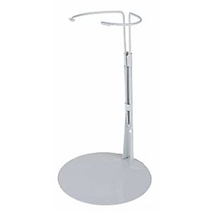 Kaiser Doll Stand 2701 - White Doll Stand for 12" to 17" chubby-waisted Dolls