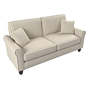 Bush Furniture Hudson Sofa, 73W, Cream Herringbone