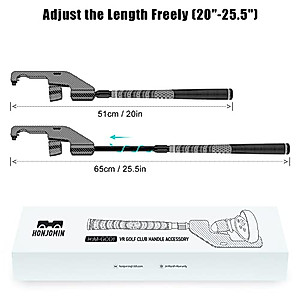 [2023 Upgraded] VR Golf Club for Oculus Quest 2, Oculus Golf Club Attachment Adapter for Oculus Quest 2 Controller and Oculus Quest 1, VR Golf Club Handle Extension Accessory Enhance Game Experience