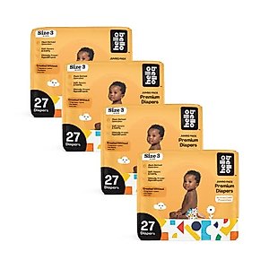 Hello Bello Premium Baby Diapers Size 3 I 108 Count of Disposeable, Extra-Absorbent, Hypoallergenic, and Eco-Friendly Baby Diapers with Snug and Comfort Fit I Building Blocks