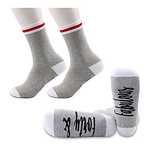 JXGZSO 2 Pairs 30th/40th/50th Birthday Socks Fifty/Forty And Fabulous Socks Turning 30/40/50 Years Old Gift (Forty Fabulous 2.0)