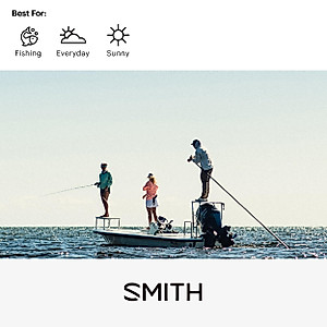 SMITH Barra Sunglasses – Performance Sports Active Sunglasses for Watersports, Fishing & More – For Men & Women – Tortoise + Green ChromaPop Polarized Mirror Lenses