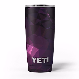 Design Skinz Pink Geometric V10 - Skin Decal Vinyl Wrap Kit Compatible with The Yeti Rambler Cooler Tumbler Cups